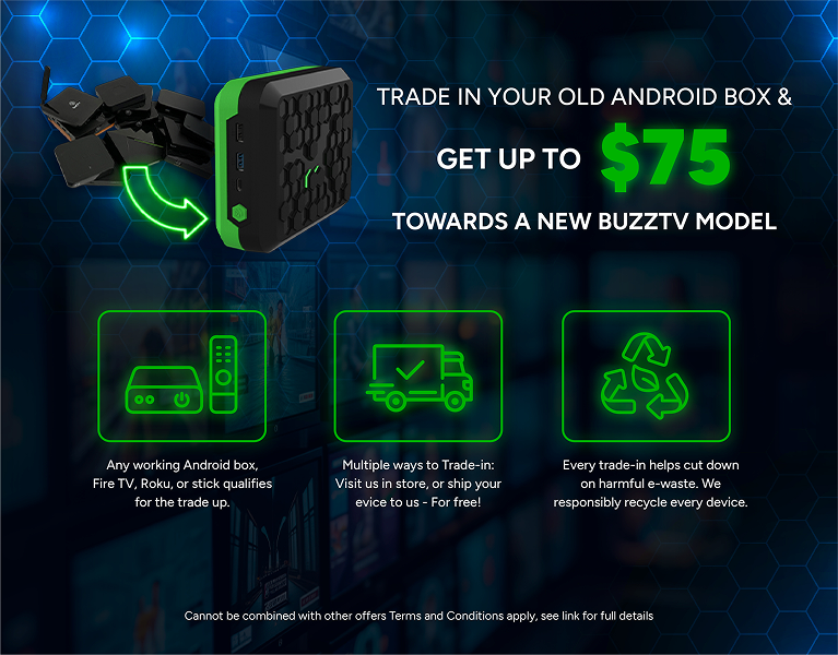 BuzzTV - La TV Box de tout le monde - Propulsé par Android Streaming Media Player – BuzzTV Direct